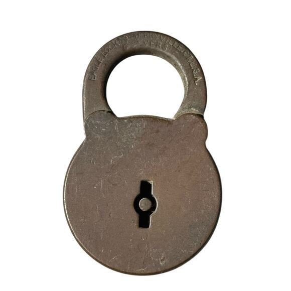 Eagle Lock Company | Other | Vintage Eagle Lock Company Brass Padlock ...
